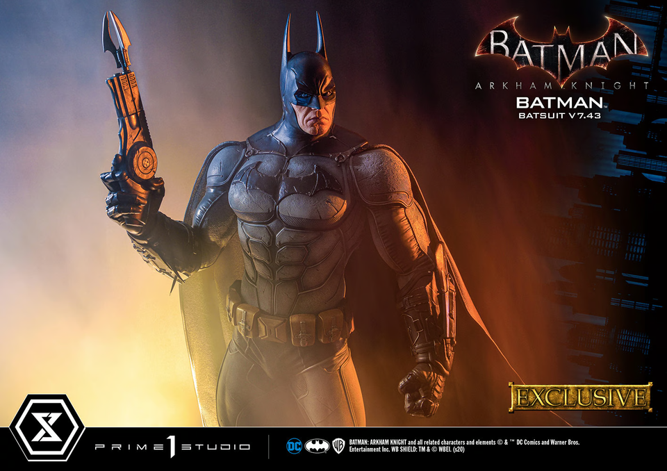 Sideshow Exclusive BATMAN ARKHAM KNIGHT BATSUIT V743 1:3 STATUE PRIME ...