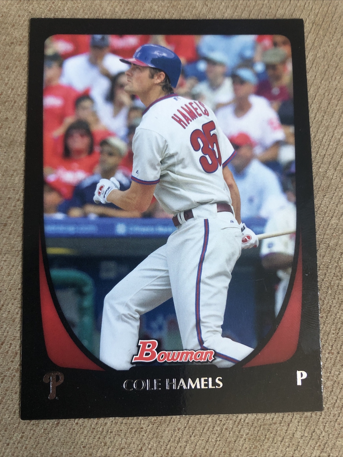 2011 Topps Bowman Cole Hamels MLB Card No. 172 - Philadelphia Phillies ...