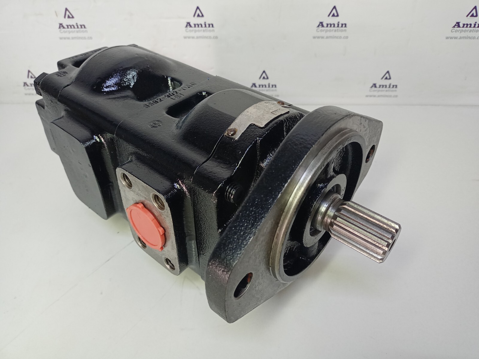 Parker Double Hydraulic gear pump Spline shaft | eBay