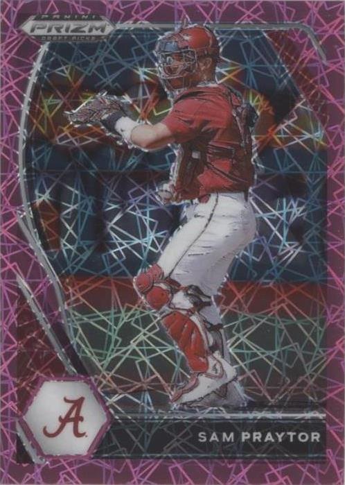 2021 Panini Prizm Draft Picks - Sam Praytor #PDP179 Pink Velocity Prizm ...