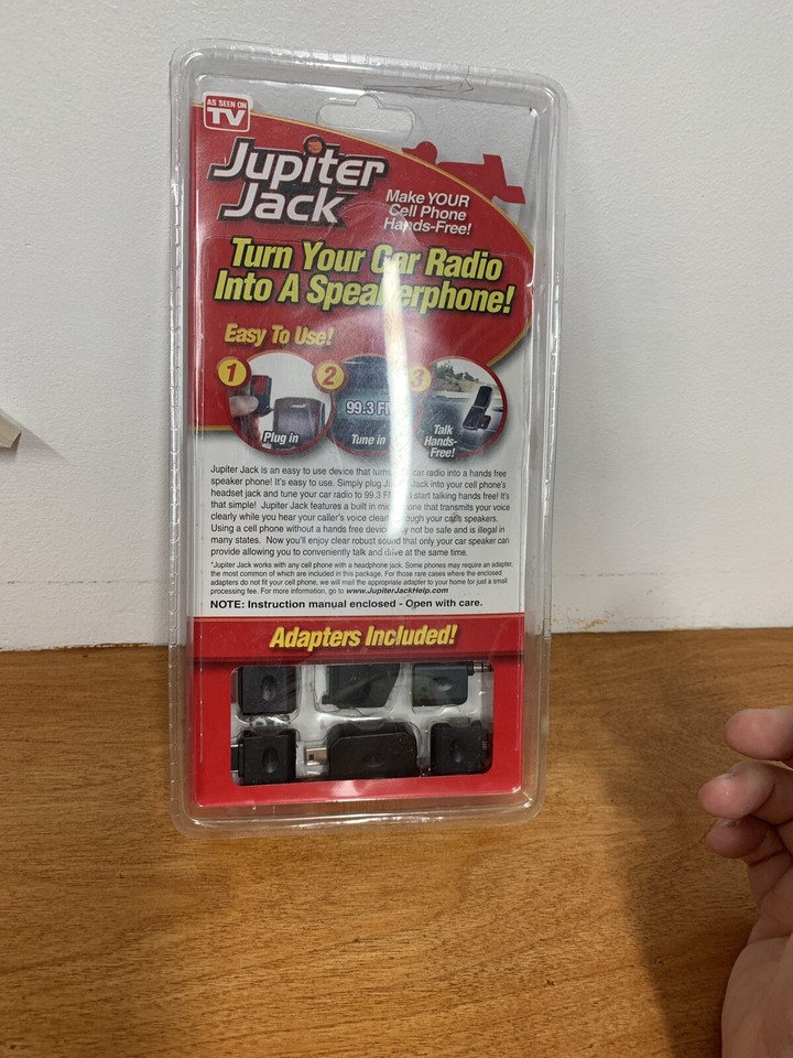Jupiter Jack Cell Phone/Car Speakerphone Converter - NIB - w/ 6 ...