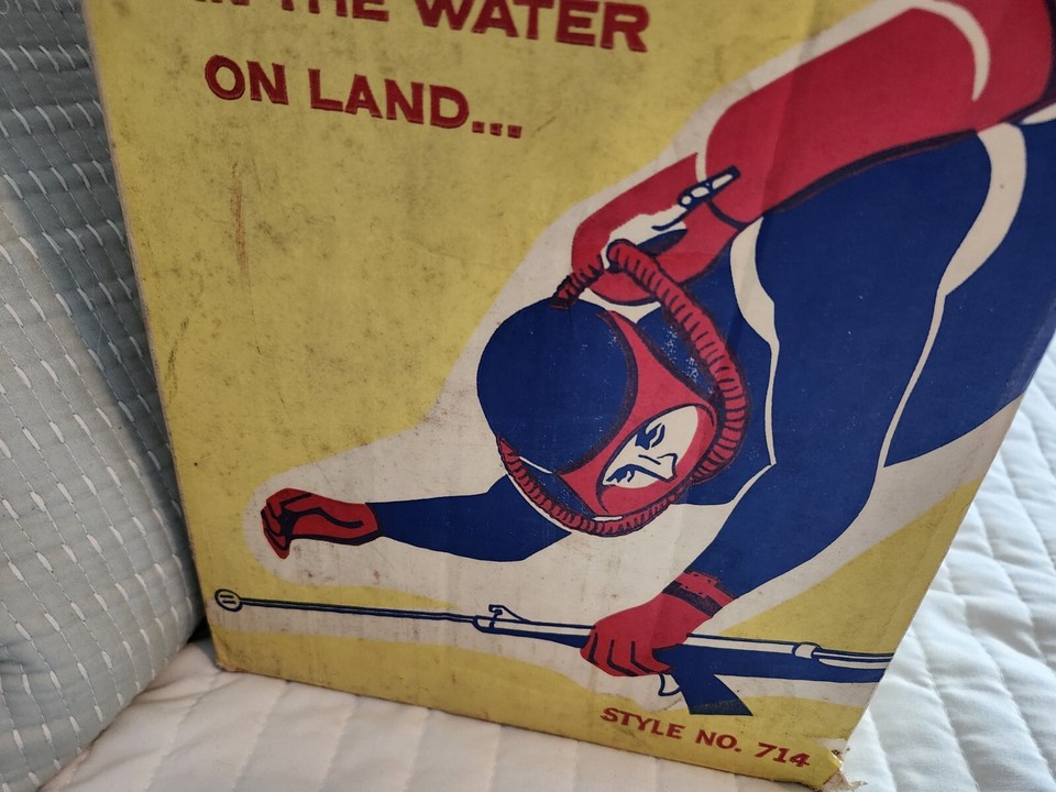 Remco 1960 Frogman U.S. NAVY Commando W Box, Store Display, Motor Works ...