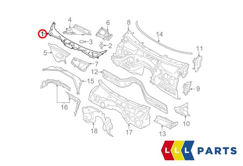 NEW GENUINE BMW 1 2 SERIES F20 F21 F22 F23 WINDSHIELD COVER COWL ...