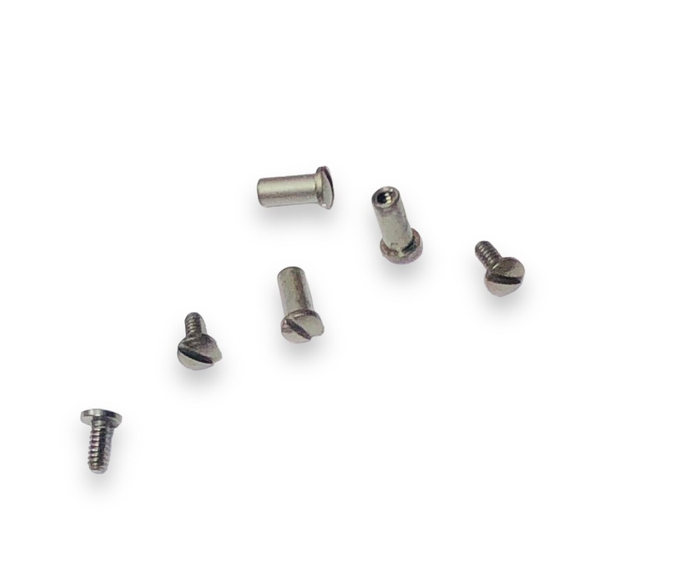 Ray Ban RB4341 Chromance Gunmetal Replacement Temple Hinge Screws ...