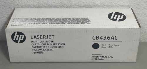 New Genuine HP 36A Black Print Toner Cartridges CB436AC - FACTORY ...