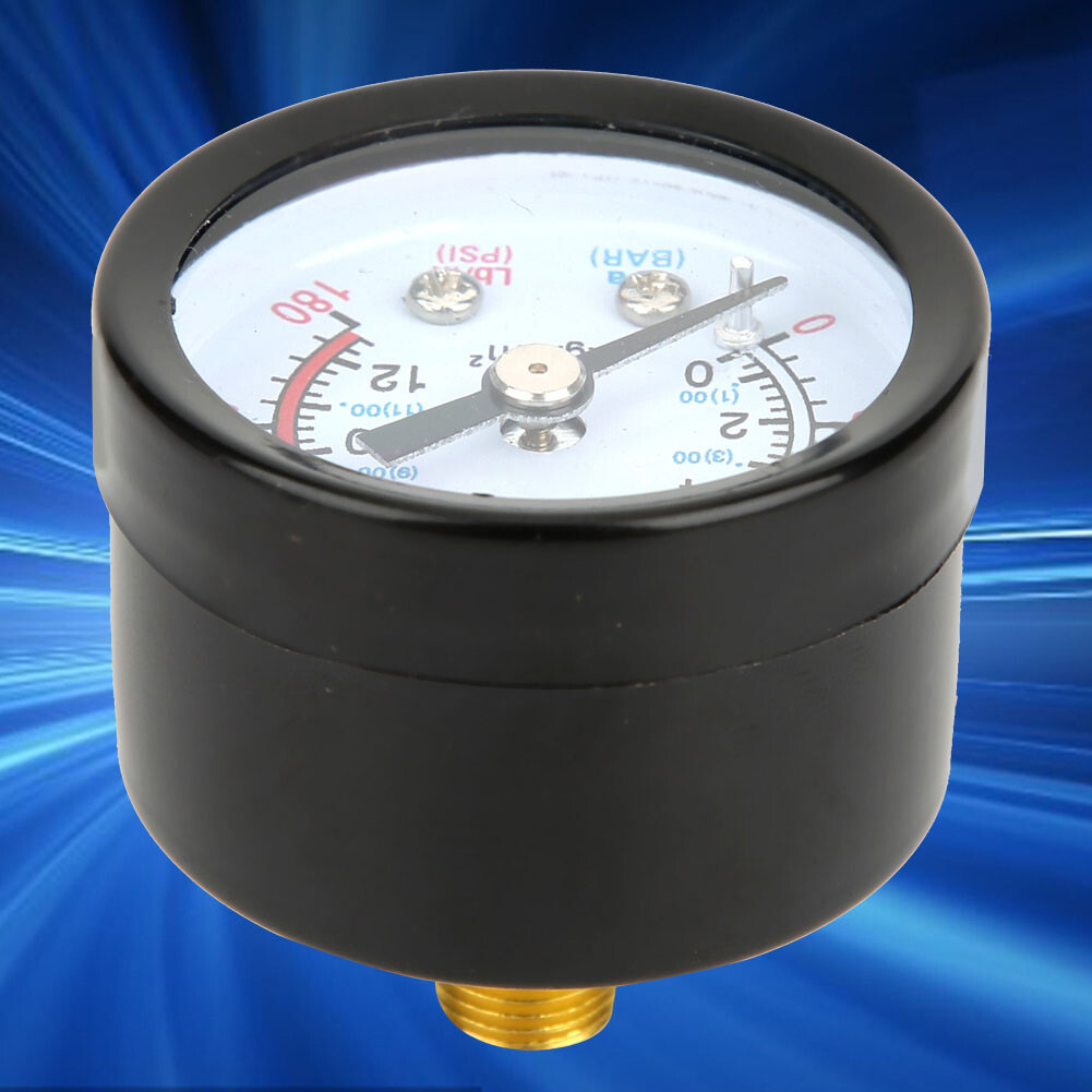 Air Compressor Pressure Gauge Y40 Instrument Pressure Measuring Meter ...