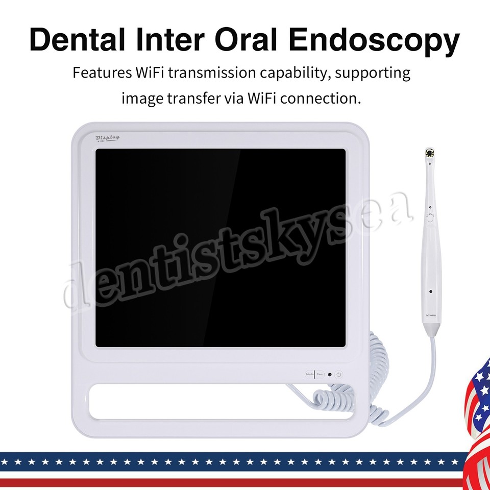 17 inch LCD Screen WiFi Wireless Dental Intraoral Camera Ultra HD 5 ...