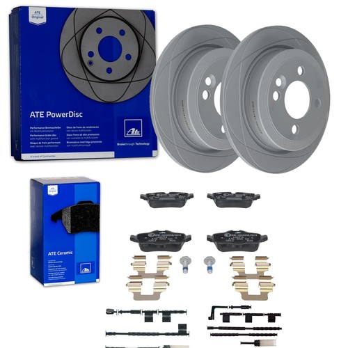 ATE Powerdisc Dischi Freno + Ceramica Pastiglie Posteriori Adatto A per ...