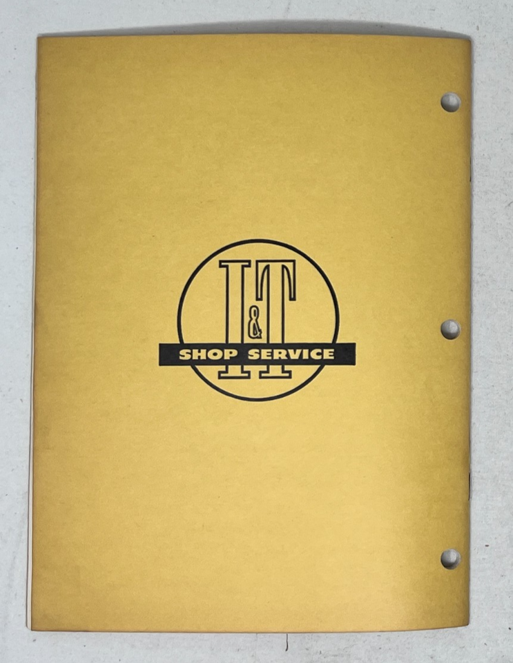 I&T Tractor Manual #MF-20 Massey-Ferguson Models MF85, Super 90, 88 ...