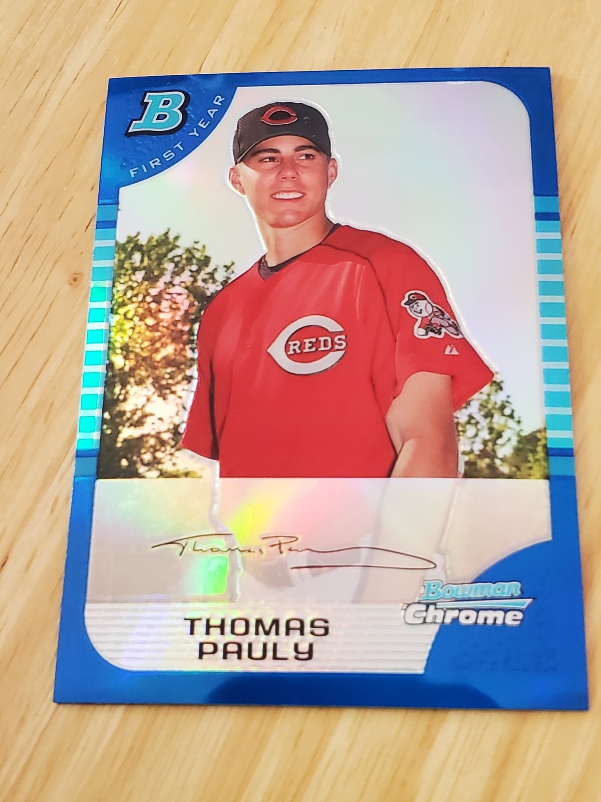 2005 Bowman Chrome Blue Refractors #327 Thomas Pauly 145/150 | eBay