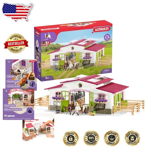 Complete 97-Piece Horse Playset - Detailed Riding Center for Endless ...