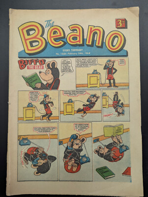 Beano Comic No 1336 February 24th 1968, Biffo the Bear | eBay UK