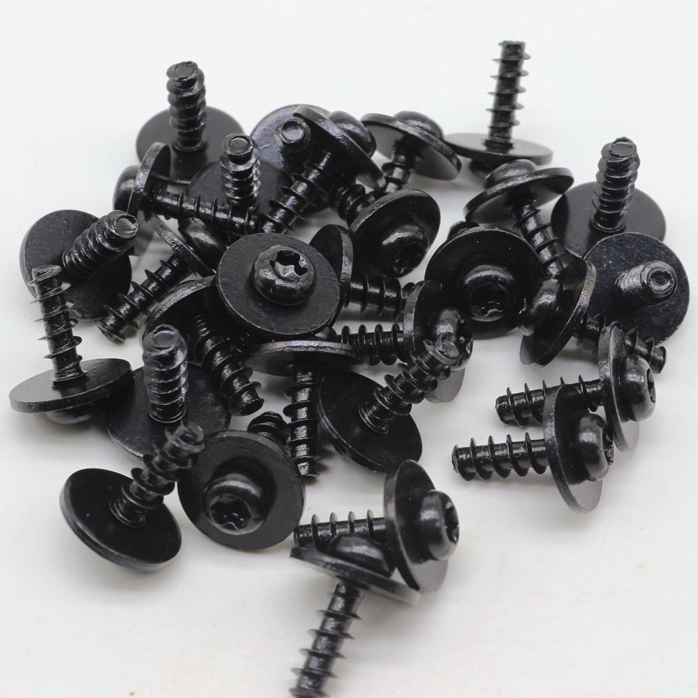 20 Pcs For VW N10354602 Black Metal Torx Drive Trim Screw M5x16 | eBay