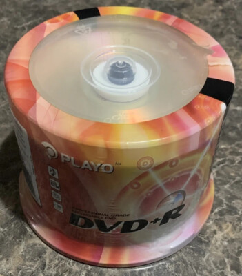 Playo DVD+R 60PK Professional Grade Recordable DVD's - Brand New Sealed ...