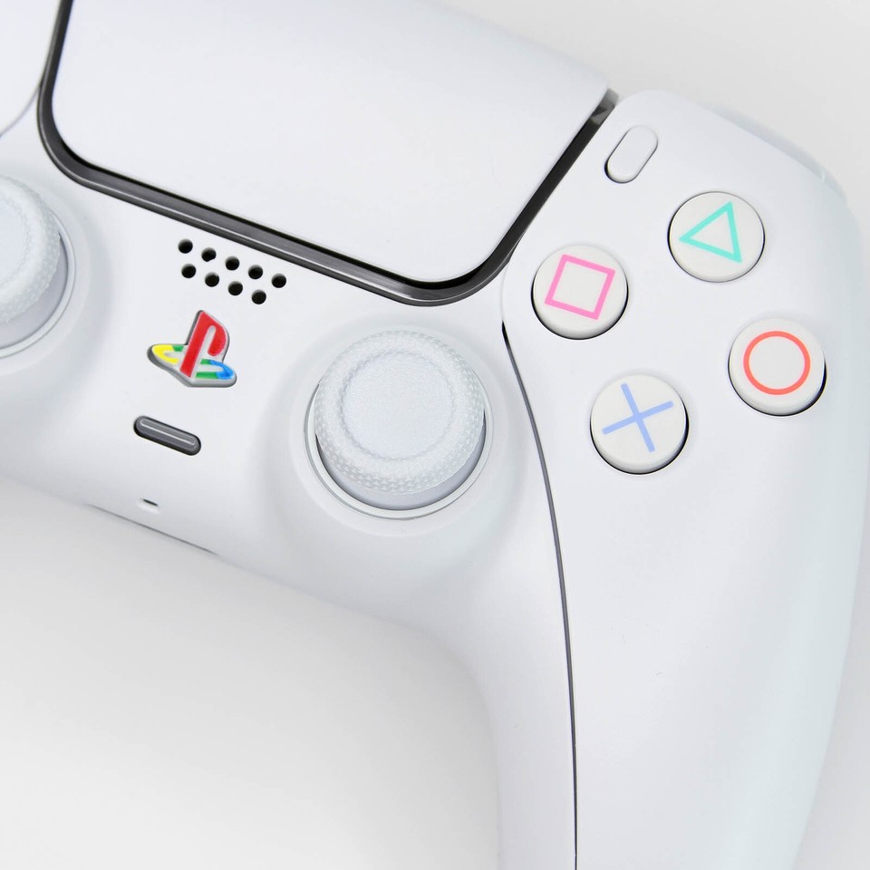 PSone White Killscreen Retro DualSense Pro PS5 Controller 30th Clicky ...