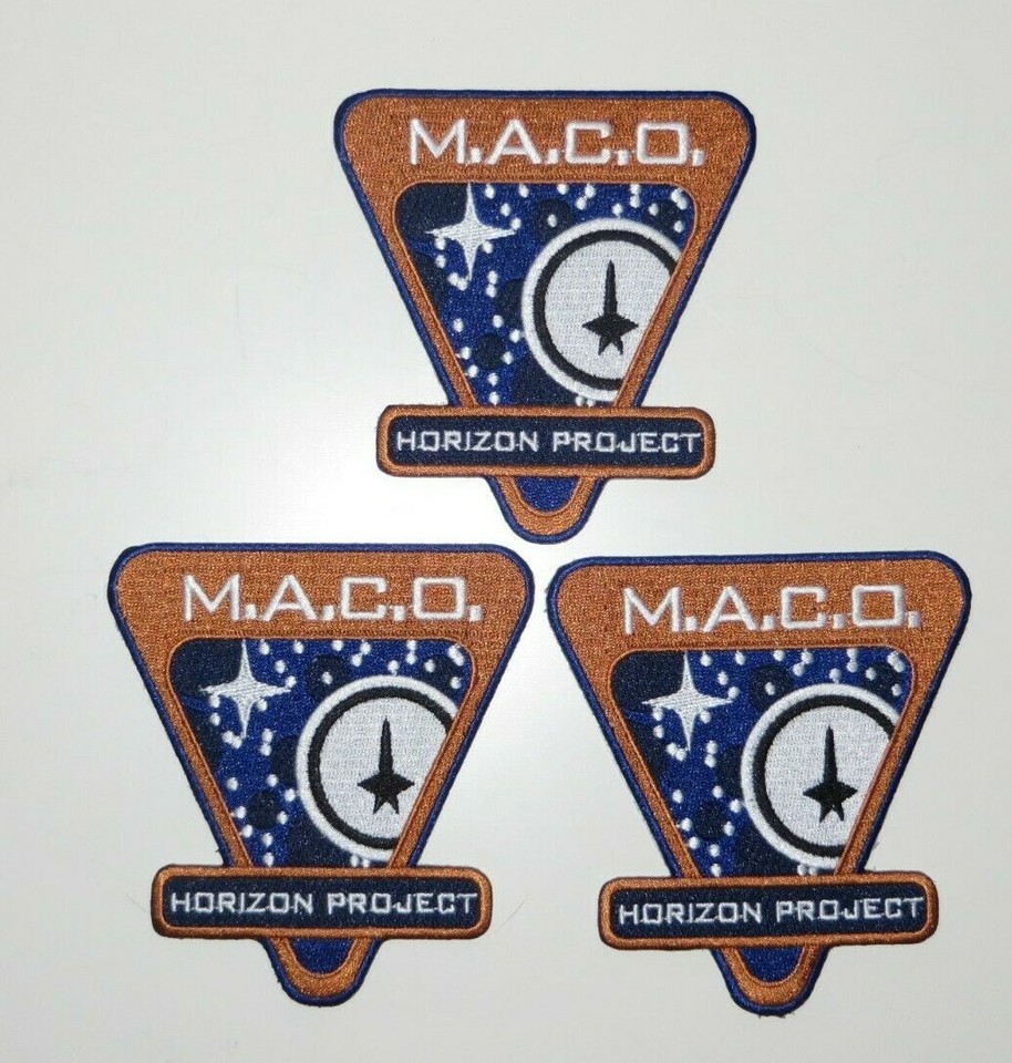 Star Trek Horizon Project MACO 4" Embroidered Iron On Patch Set Of 3 | eBay
