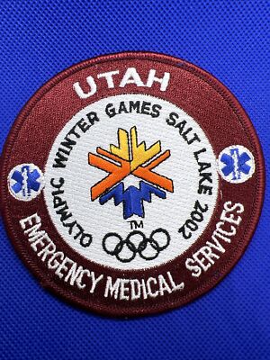 Utah 2002 Winter Games Emergency Medical Service Patch from a wall ...