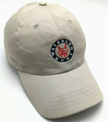 WATERLOO HUNT CLUB hat beige adjustable cotton cap | eBay