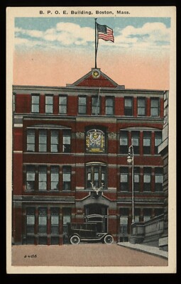 BPOE Elks Club Lodge Home Boston Massachusetts Fraternity Postcard | eBay