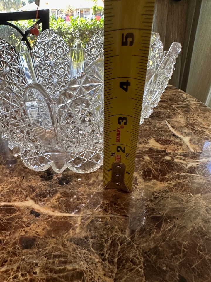 George Duncan & Sons 8.6" Clear Glass Comport - 1885-1898 | eBay