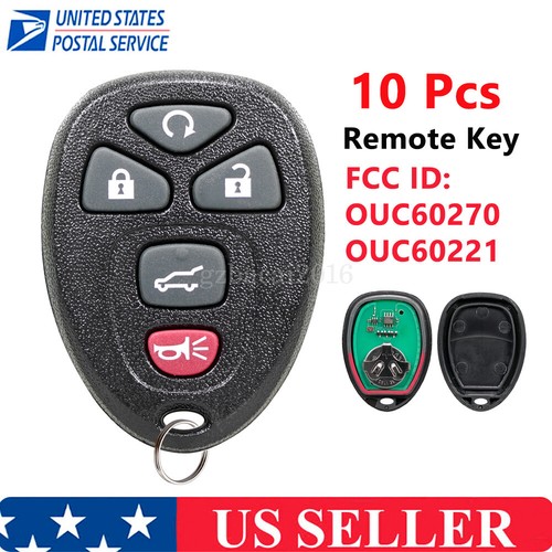 10x for 2008 2009 2010 2011 2012 2013 Buick Enclave Remote Key Fob 5b ...