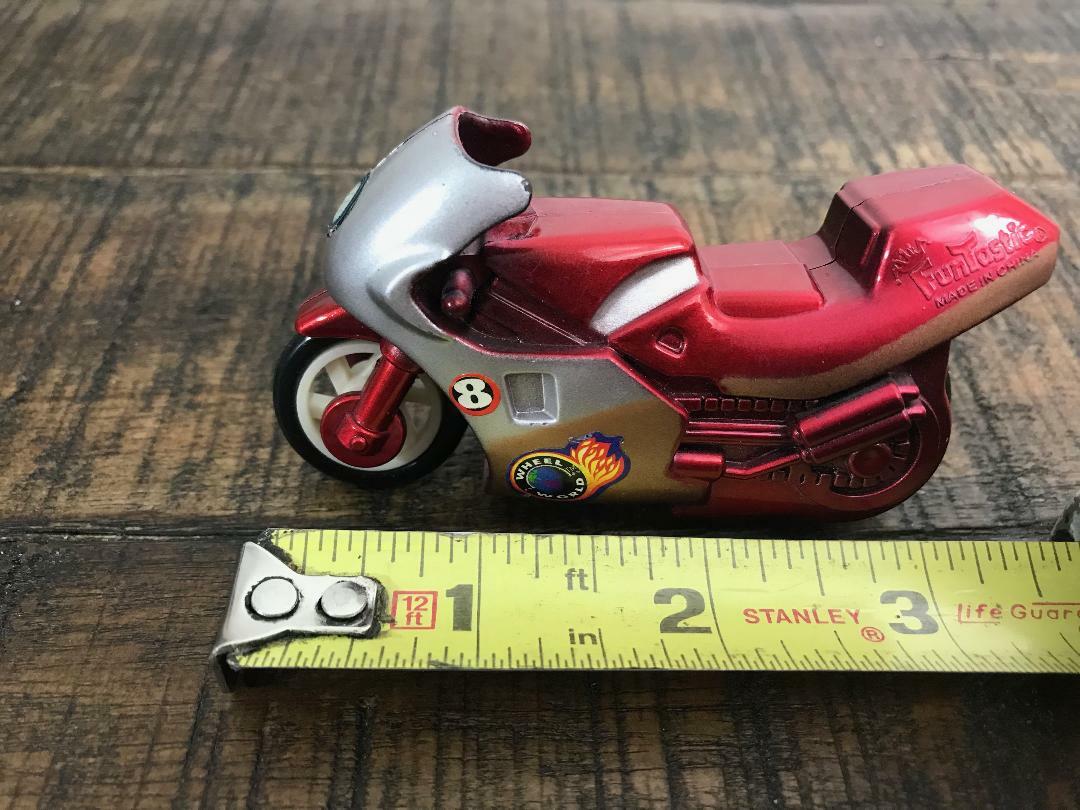 Funtastic RED FRICTION POWERED MOTORCYCLE TOY | eBay
