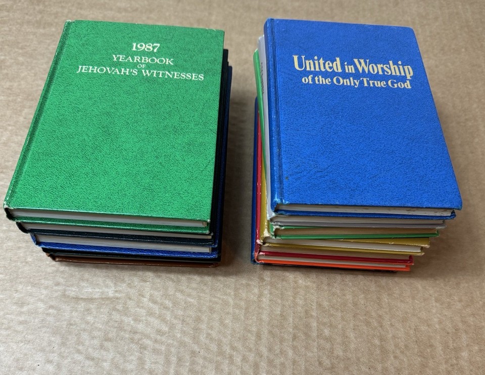 Lot of 12 Jehovah's Witnesses Books Hardcover Vintage Watch Tower | eBay