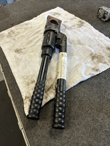 Burndy Hypress Y39 Hydraulic Crimper 12 Ton, w/ Index 0168 Lower Die | eBay