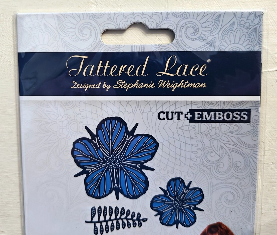 Tattered Lace Dies - Cut & Emboss - Oasis Floral Garden - Sunrose | eBay UK