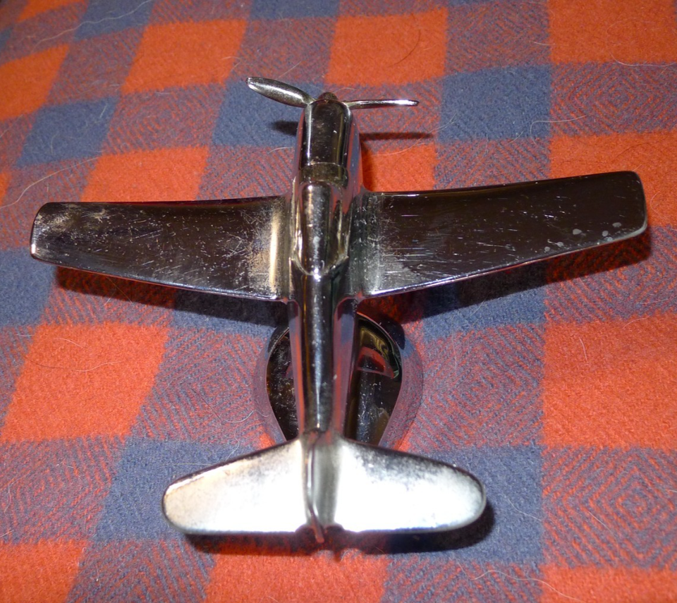 Vtg Chrome AIRPLANE Cigarette LIGHTER Hamilton Grunman | eBay