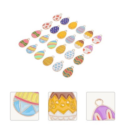 24Pcs Lovely Easter Charms Bunny Chicken Egg Pendant for DIY Jewelry Making | eBay Australia