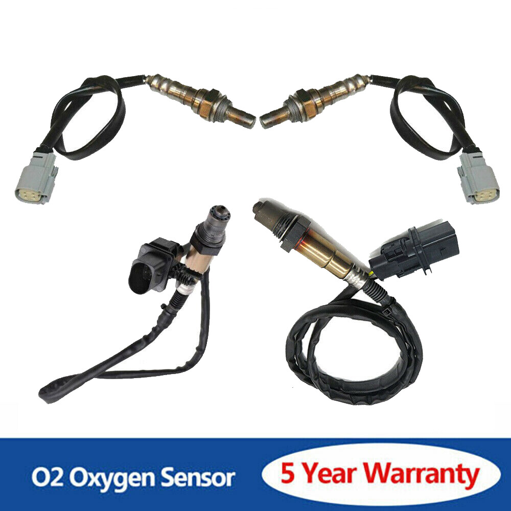4pcs O2 Oxygen Sensor Up+ Downstream for 2011 2012 2013 2014Ford F-150 ...