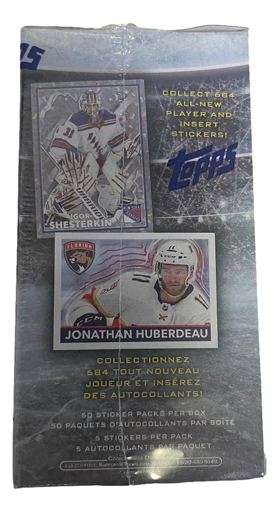 2022-23 Topps NHL Hockey Refill Stickers (50 Packs of 5 Stickers ...