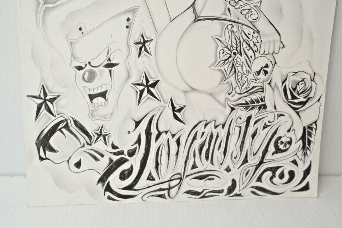 Gangster Joker Drawings In Pencil