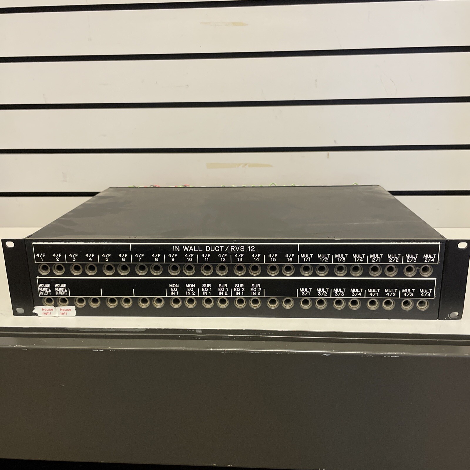 24x2 Audio Patch Bay Panel Rack Mount - COMMUNICATIONS CORPORATION ...