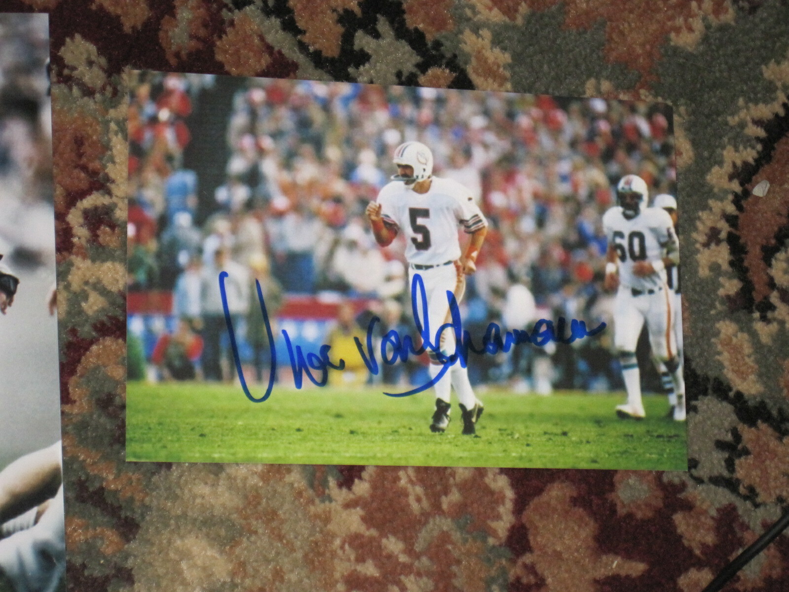Miami Dolphins UWE VON SCHAMANN Signed 4x6 Photo NFL AUTOGRAPH | eBay