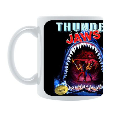 THUNDER JAWS -- mug [ classic amiga commodore atari retro vintage game ...