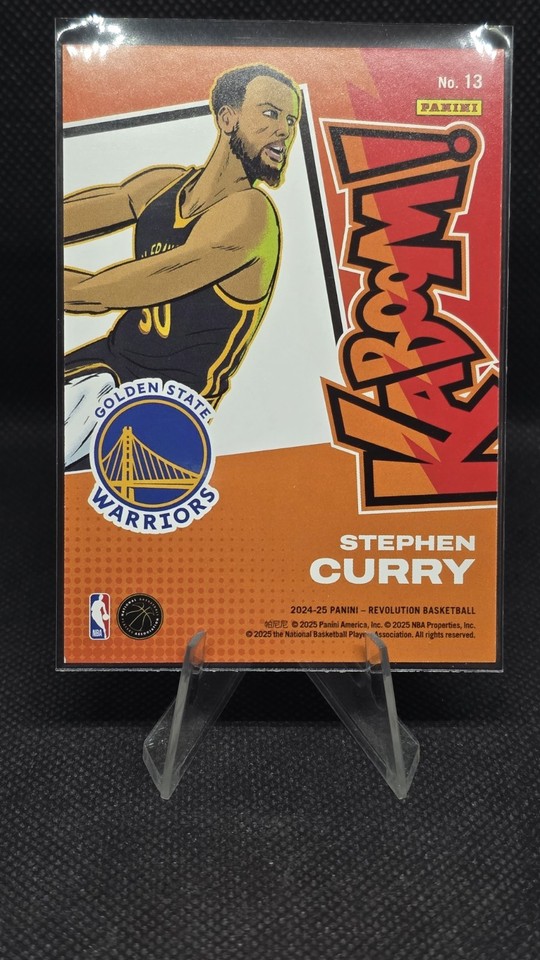 2024-2025 Revolutions Stephen Curry Horizontal Kaboom SSP Warriors No ...