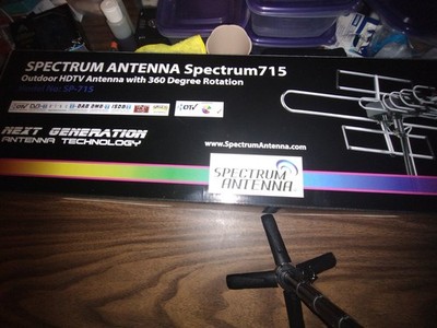 Spectrum Antenna Motorized Outdoor Long Range Digital TV Antenna Sp715 ...