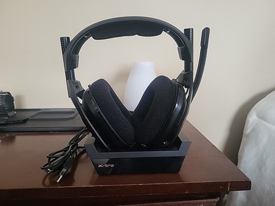Astro A50 Wireless USB Gaming Headset Black with Base Station Boom Mic ...