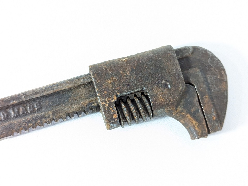 Rare Vintage Ford Moore Drop Forging CO. Monkey Wrench 9" Long USA Tool ...