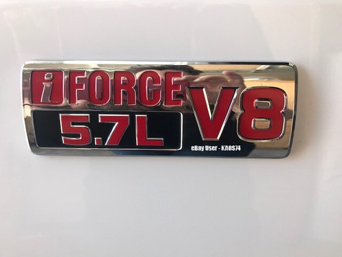 FITS Toyota Tundra "iForce 5.7L V8" 14 15 16 17 18 19 20 21 Emblem ...