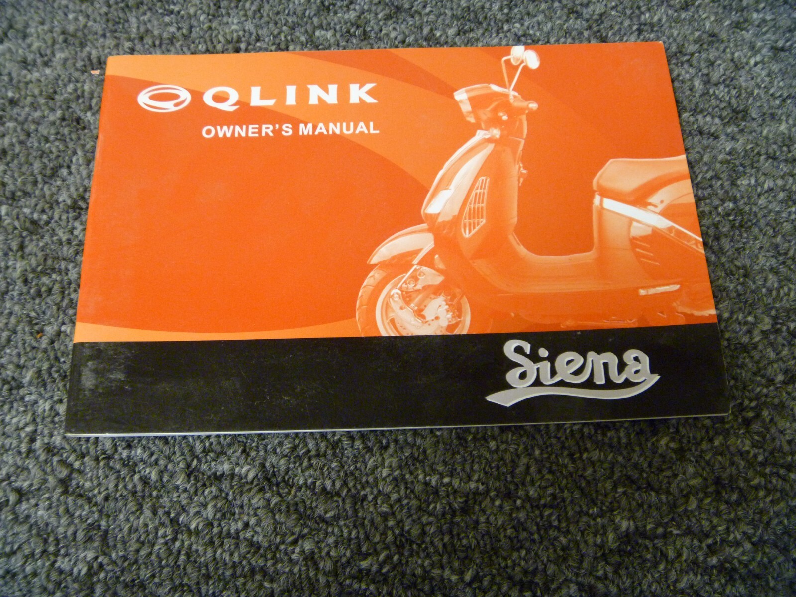 Qlink Sienna Scooter Owner Operator Manual User Guide | eBay