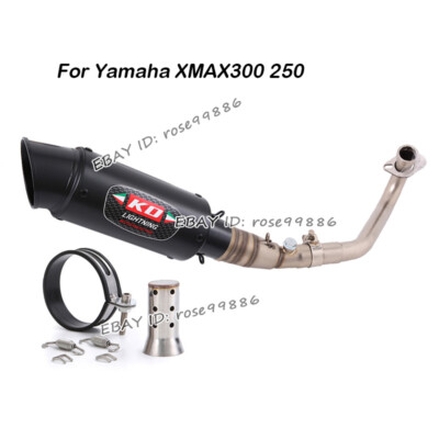 For Yamaha XMAX 250 XMAX 300 2021-2025 Exhaust Front Pipe Muffler With ...