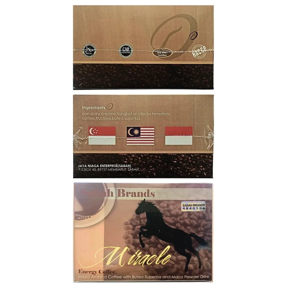 Miracle Coffee Sabah Brand 20 Sachets For Men and Women Energy Booster ...