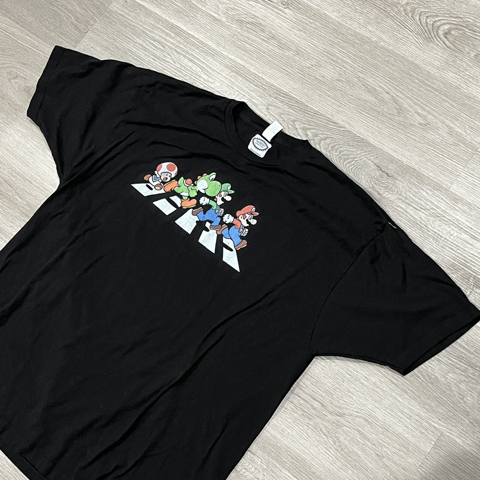 Nintendo Mens T Shirt 2XL XXL Super Mario Logo Graphic Short Sleeve ...