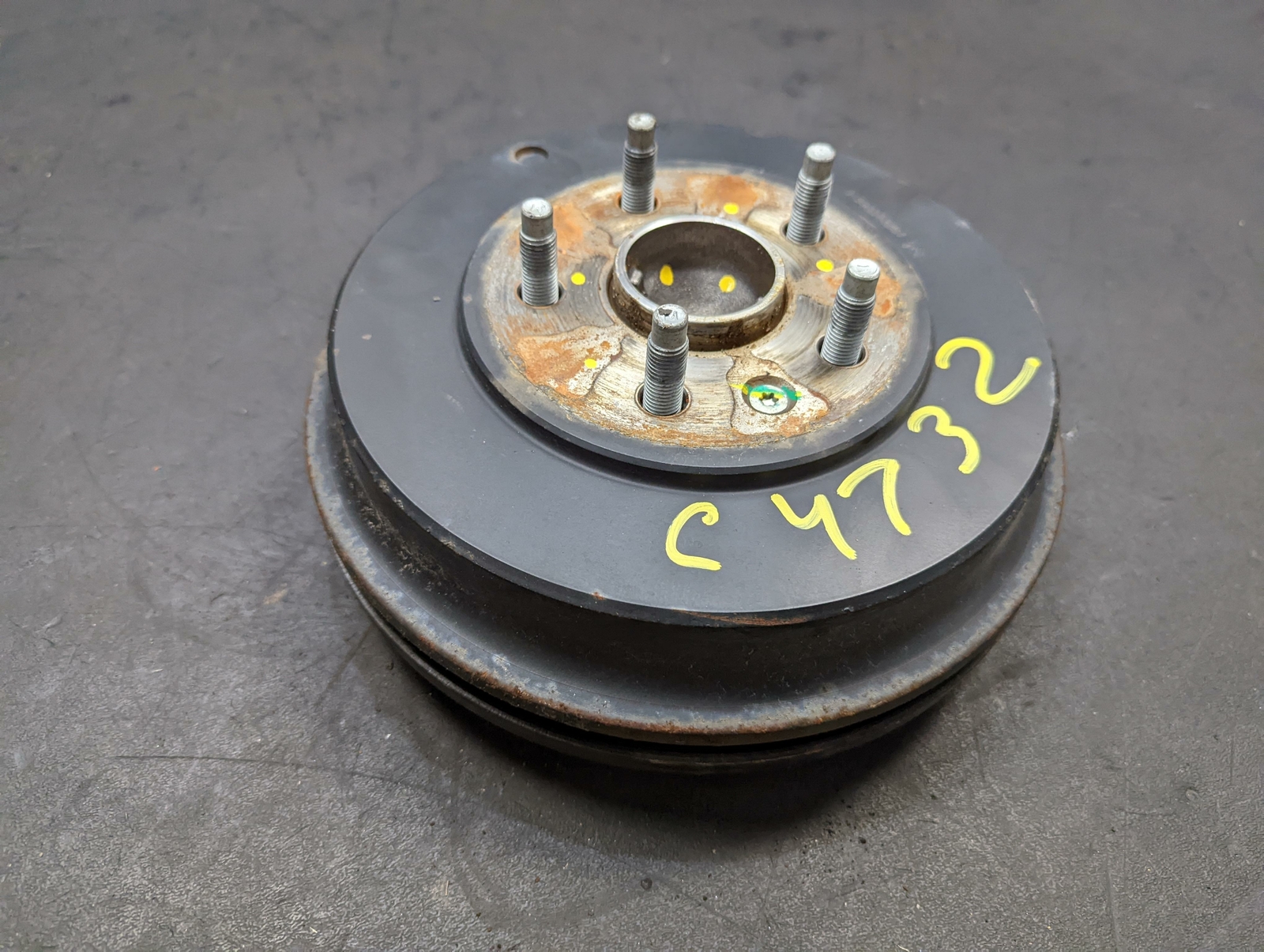 Rear Right Drum Brake w/ Hub 2017 Chevrolet Trax 13593158 95224012 2015 ...