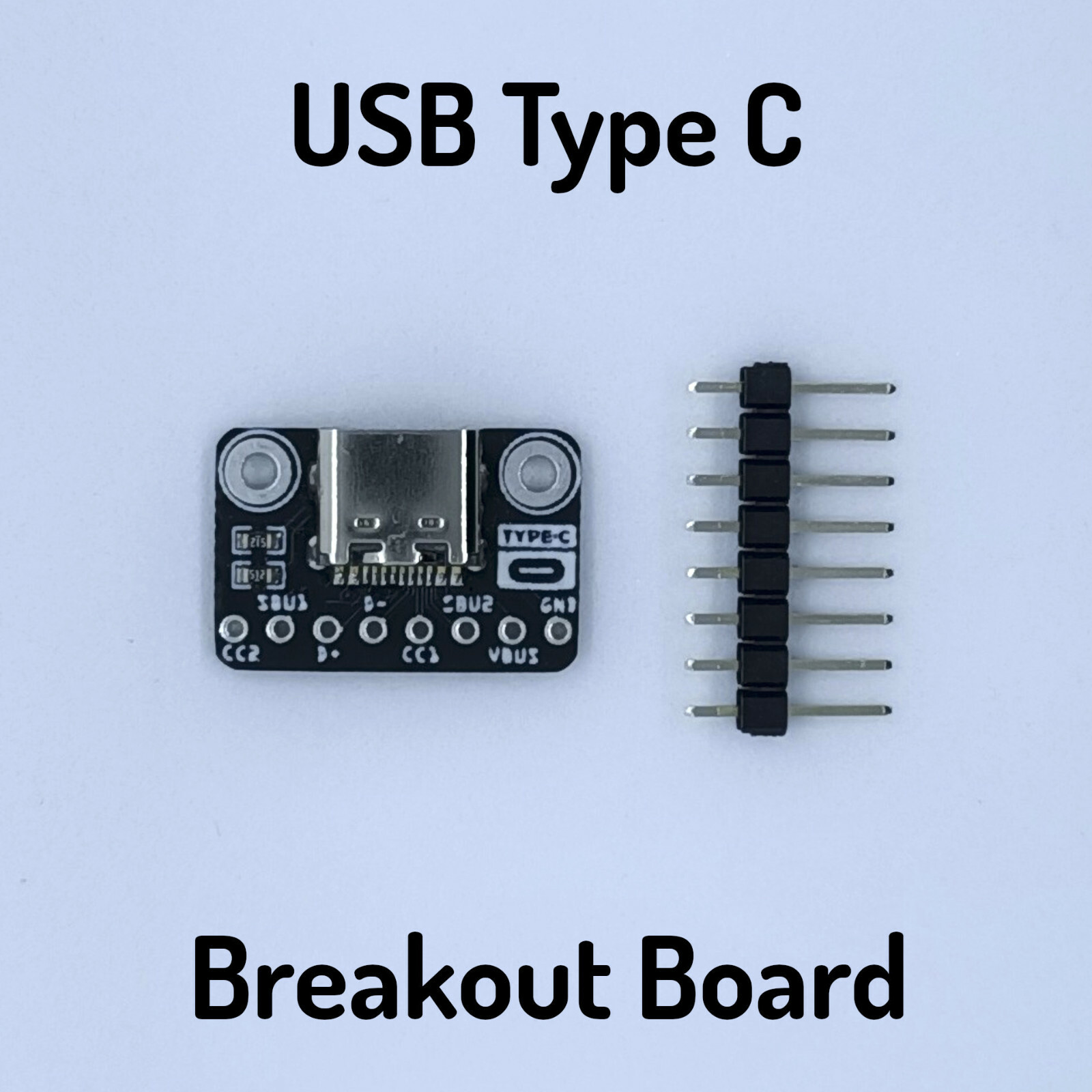 USB Type C Socket Breakout Board PCB, USB Power Data Board, USB-C, USBC ...