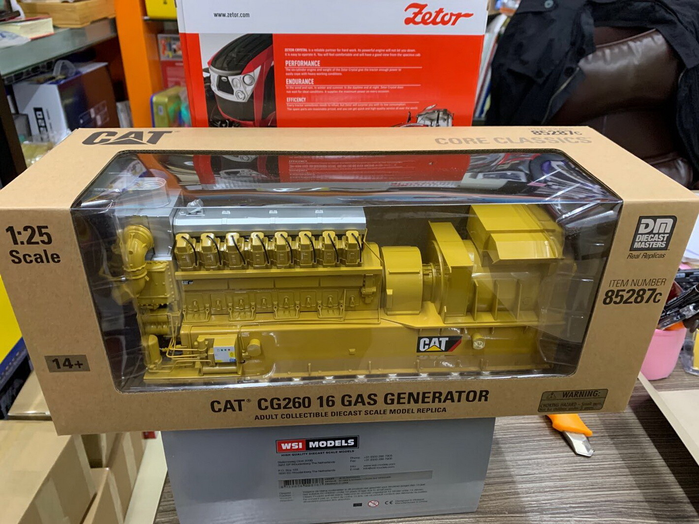 DM 1/25 Scale Caterpillar Cat CG260-16 Gas Generator Diecast Model Toy ...