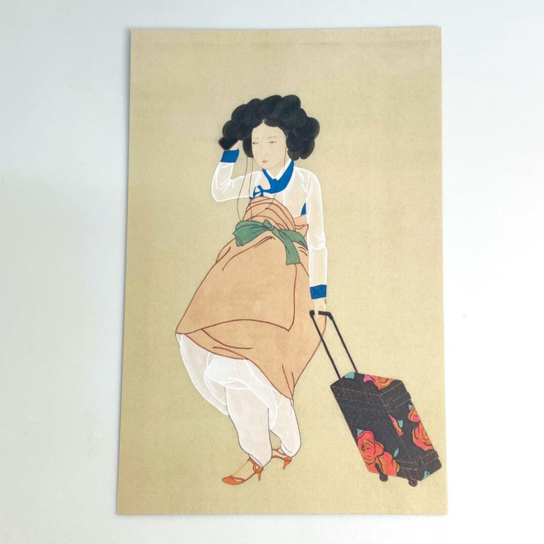 Traditional Hanbok Painting